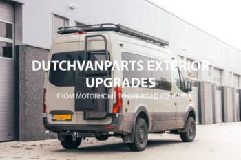DUTCH VAN PARTS | off the grid roof rack, tire carrier, ladder and more